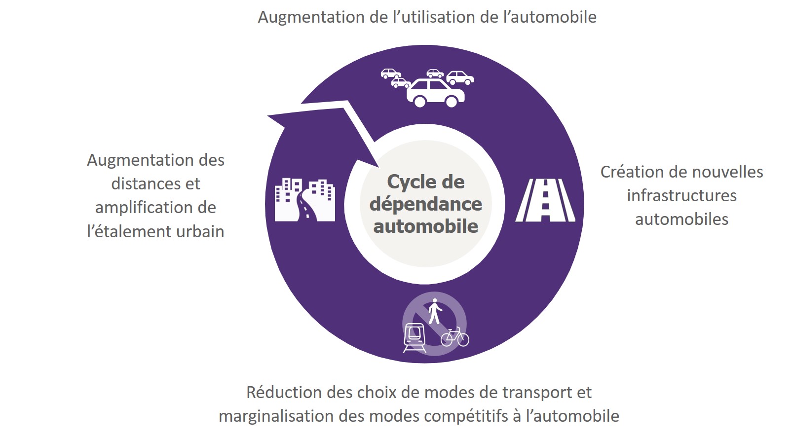 Cycle de dépendance automobile - TransportShaker